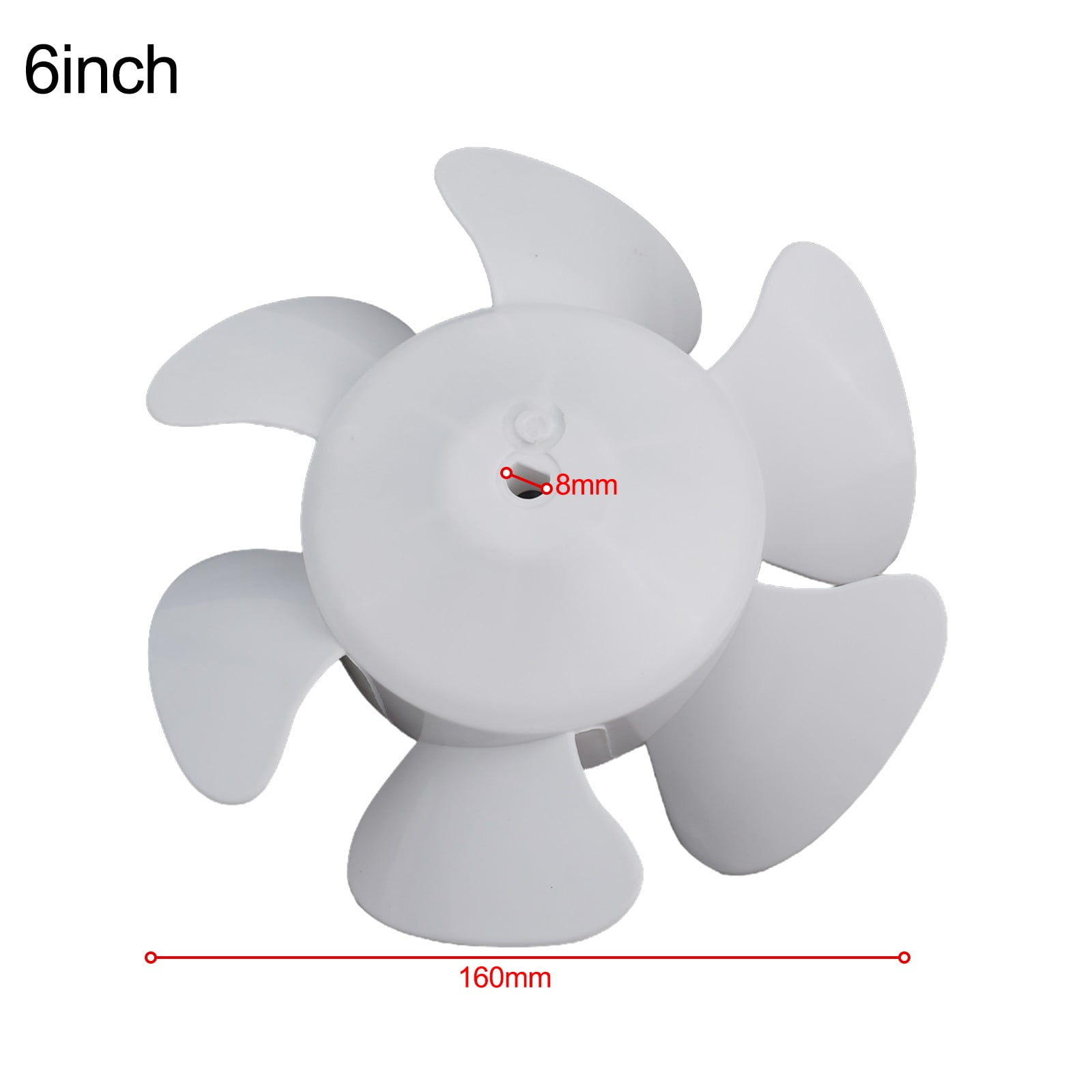 RichLink Ventilation Fan Blades 6-Blade Fan Blades Suitable for Roof ...