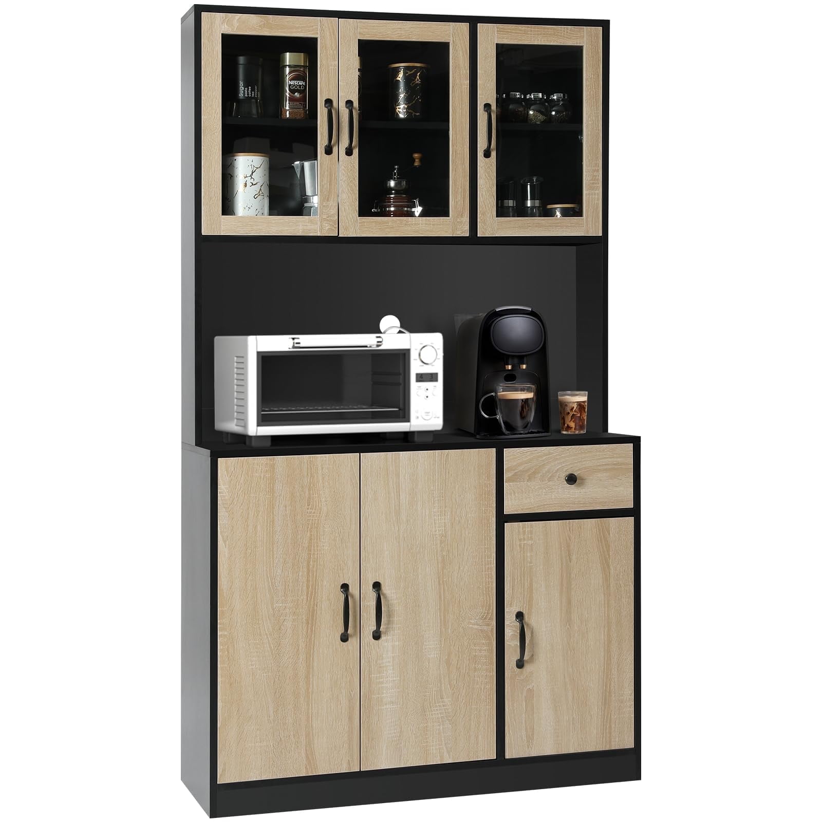 RichYa 71 Tall Kitchen Pantry Cabinet with Nepal | Ubuy