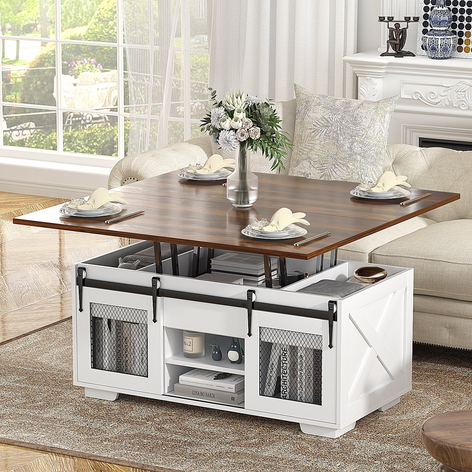 RichYa Lift Top Coffee Table, 3 in 1 Multi-Function Modern Lift Coffee ... RichYa Lift Top Coffee Table, 3 in 1 Multi-Function Modern Lift Coffee ...