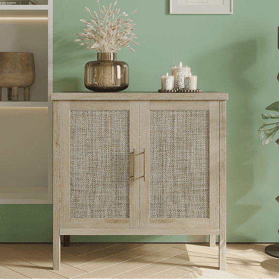67" Fluted Buffet Sideboard Cabinet with Storages, Modern Accent ...