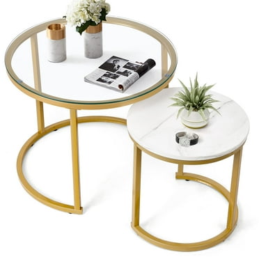 Kate and Laurel Avery Modern Round Coffee Table, 30" x 30" x 18 ...