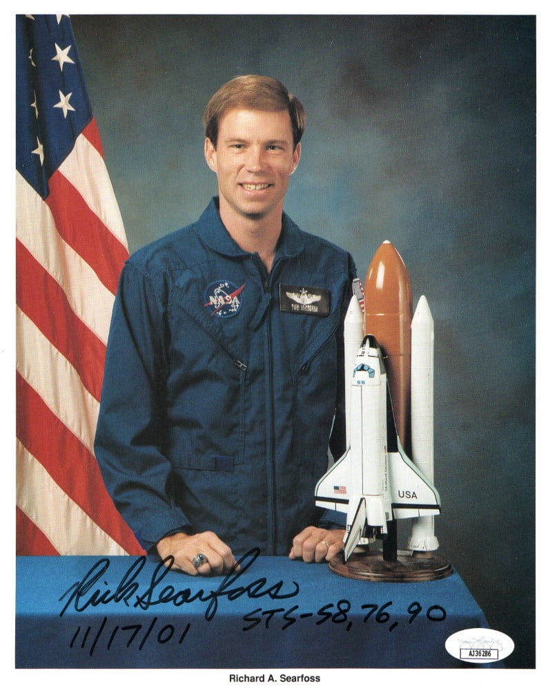 Richard A. Searfoss Signed Autographed 8X10 Photo NASA Astronaut JSA ...