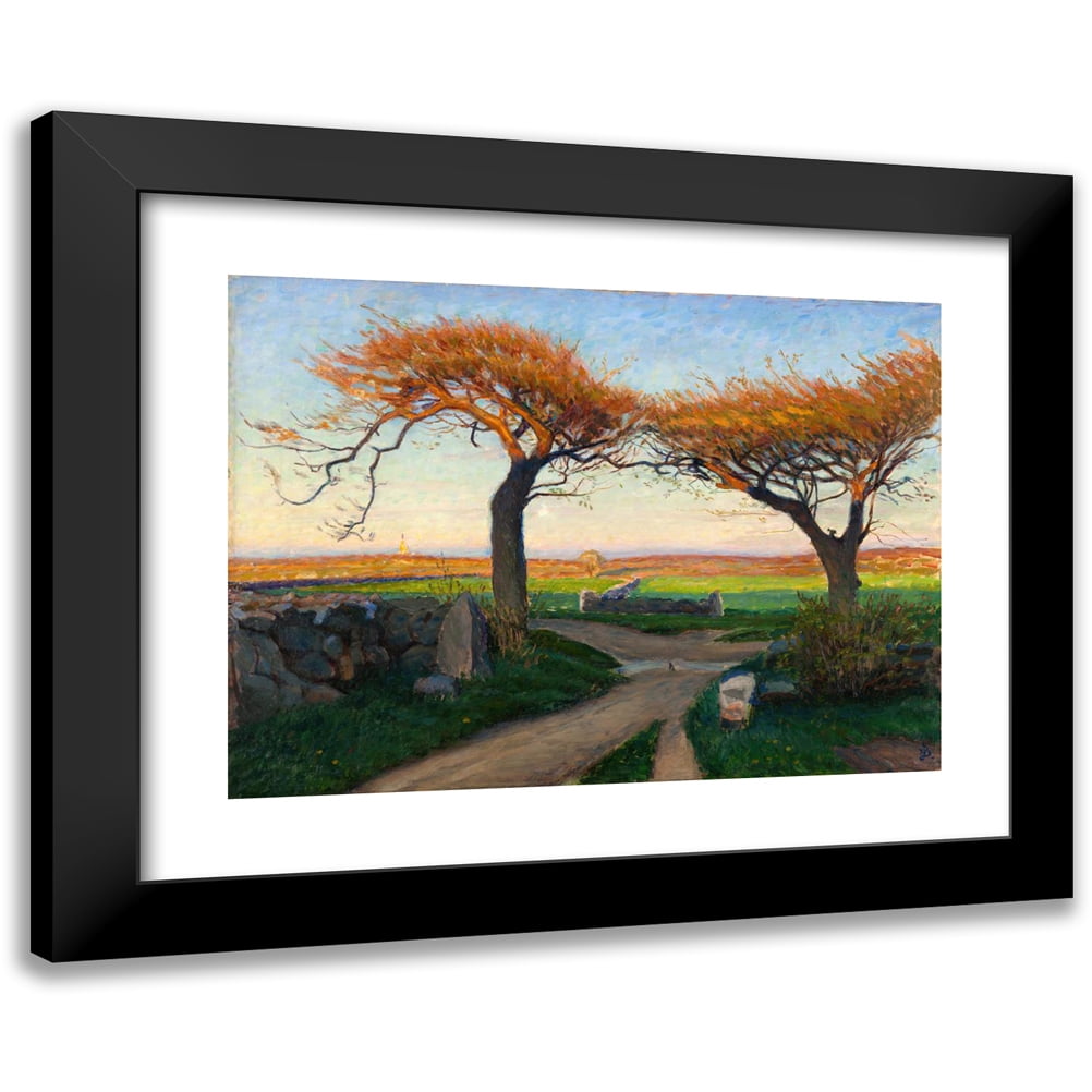 Richard Bergh 18x14 Black Modern Framed Museum Art Print Titled ...