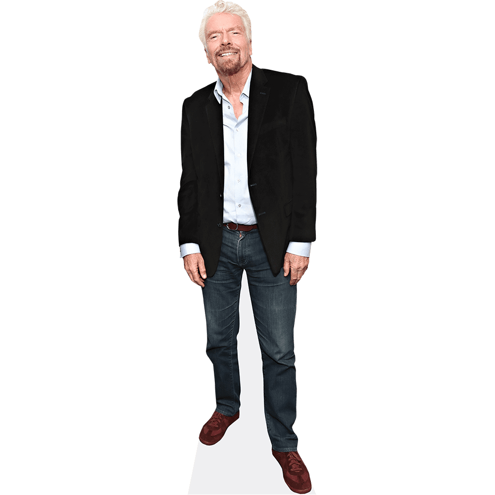 Richard Branson (Blazer) Lifesize Cardboard Cutout Standee - Walmart.com