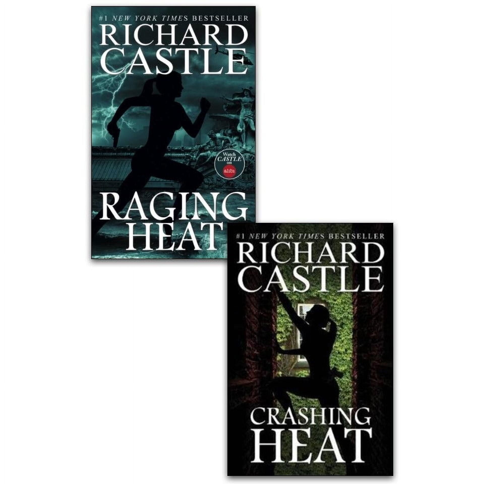 Richard Castle 2 Book Collection Set(Crashing Heat, Raging Heat ...