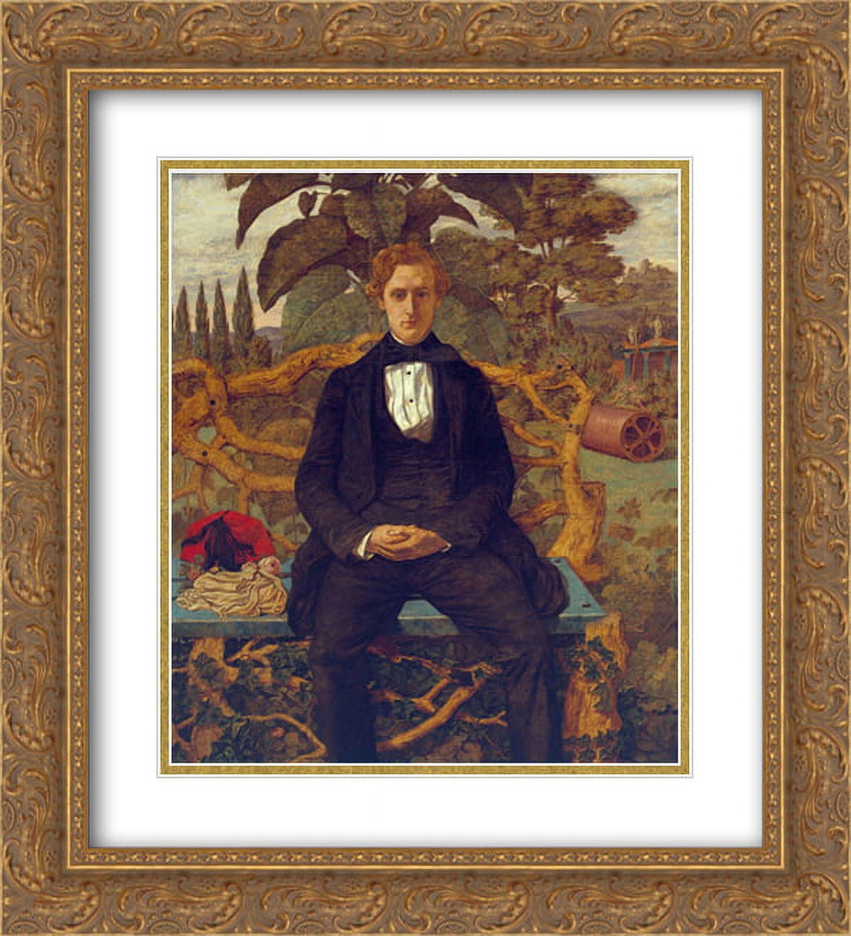 Richard Dadd 2x Matted 20x24 Gold Ornate Framed Art Print 'Portrait of ...