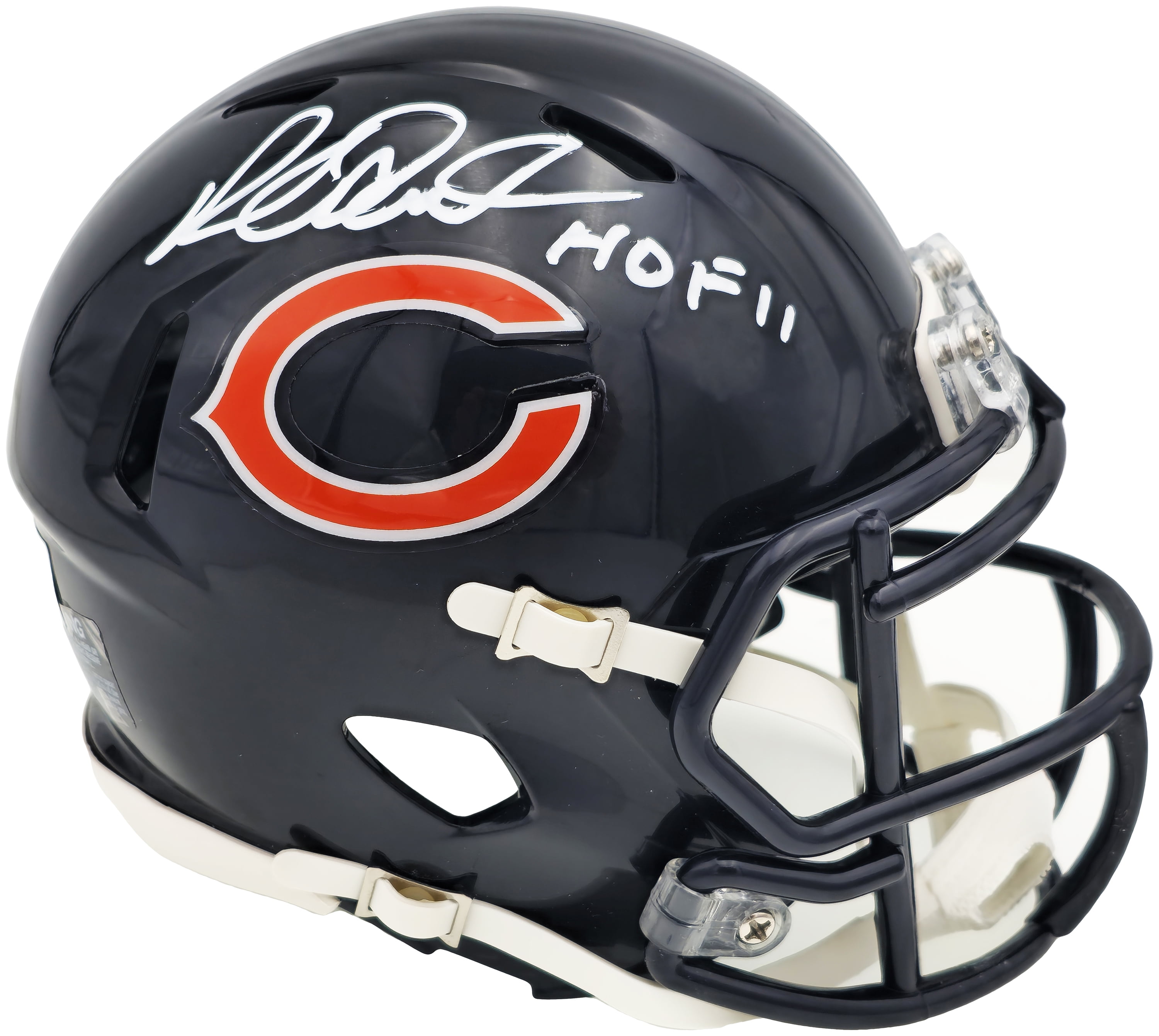 Richard Dent Autographed Chicago Bears Blue Speed Mini Helmet "HOF 11 ...