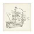 Richard Foust 'Antique Ship Sketch VIII' Canvas Art - Walmart.com