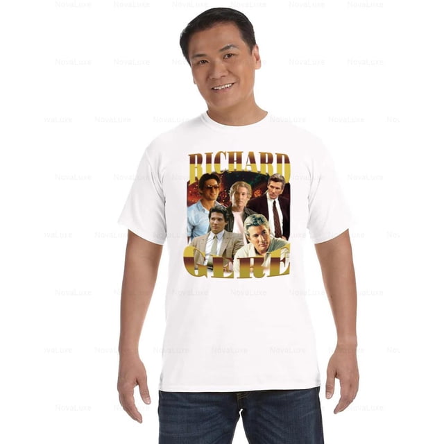 Richard Gere Comfort Color T-Shirt 90s Vintage Actor Tribute Graphic ...