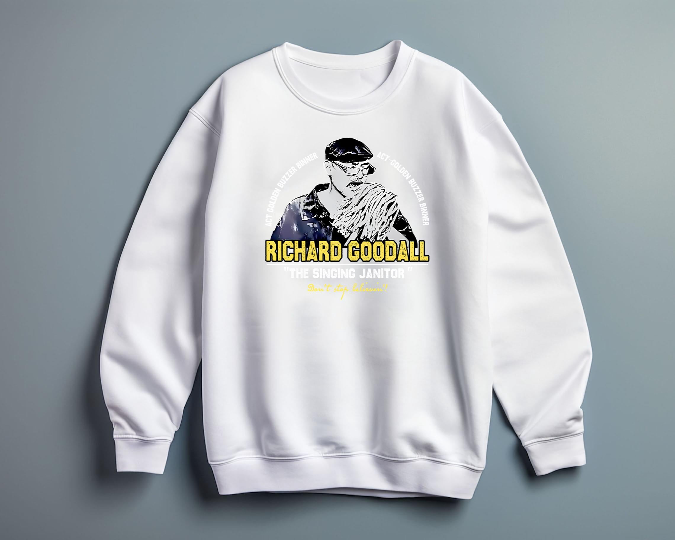 Richard Goodall Golden Buzzer Winner The Singing Janitor Shirt-TH53554 ...