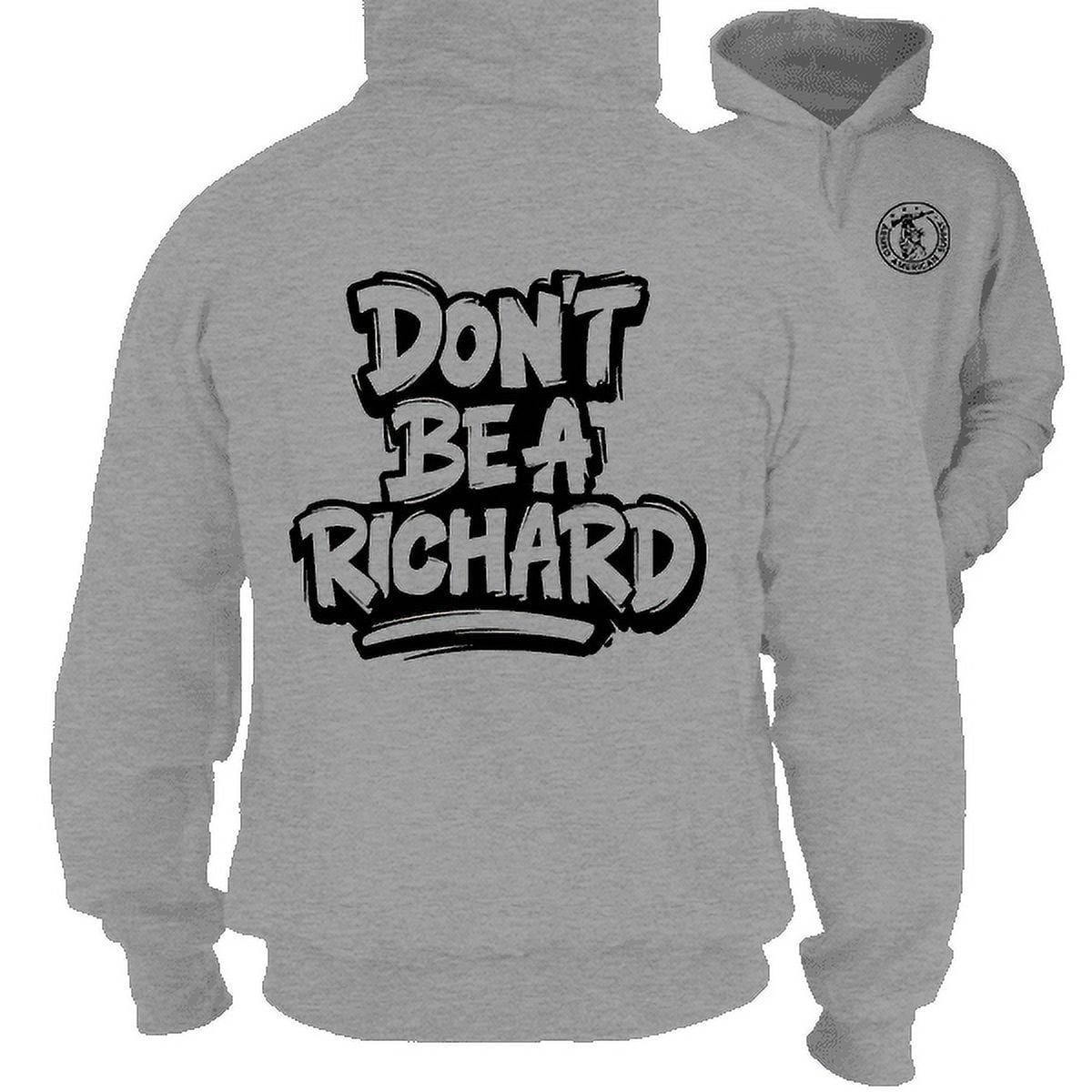 Richard - Heather Gray Hoodie - Walmart.com