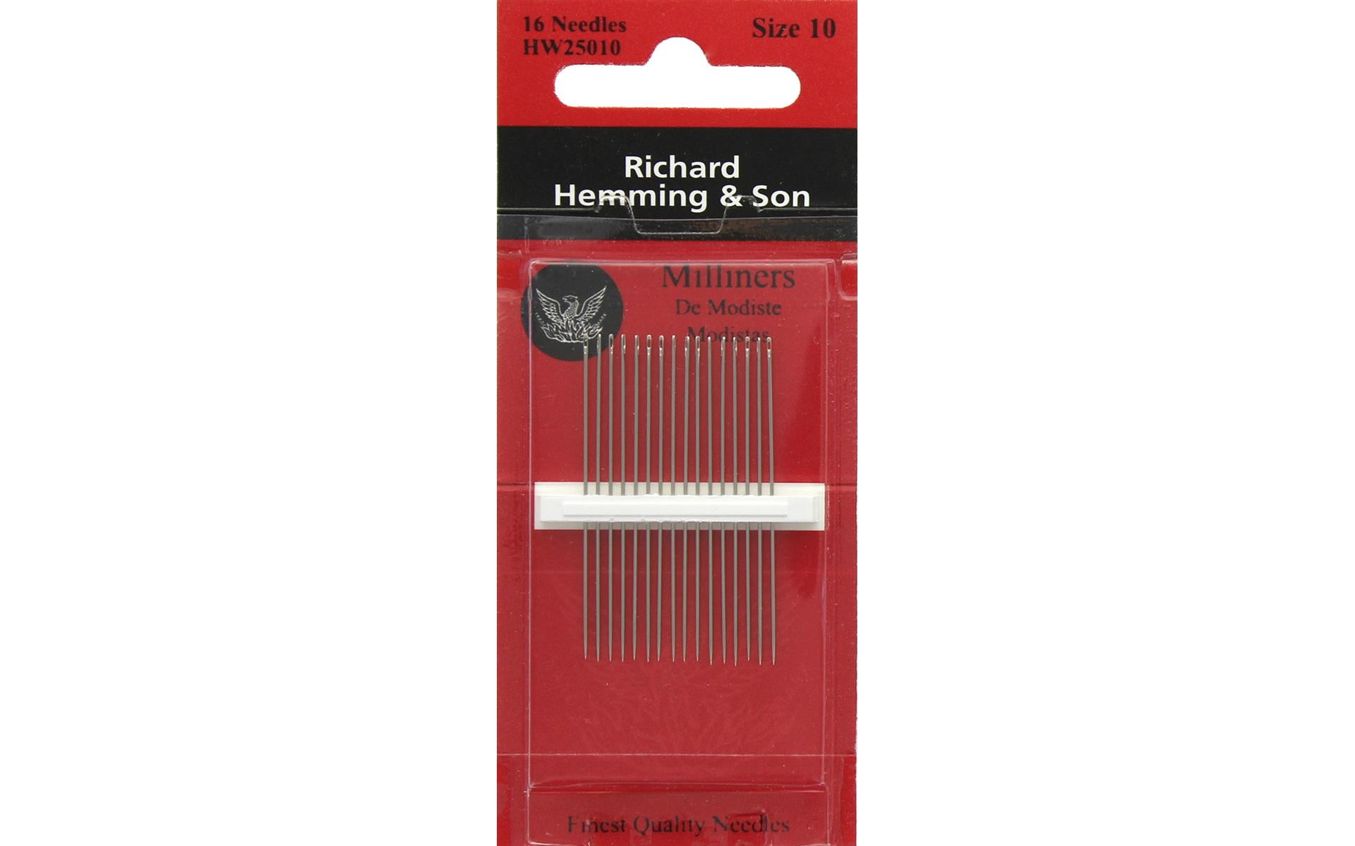 Richard Hemming & Son Milliner Needles - Size 10 - Walmart.com