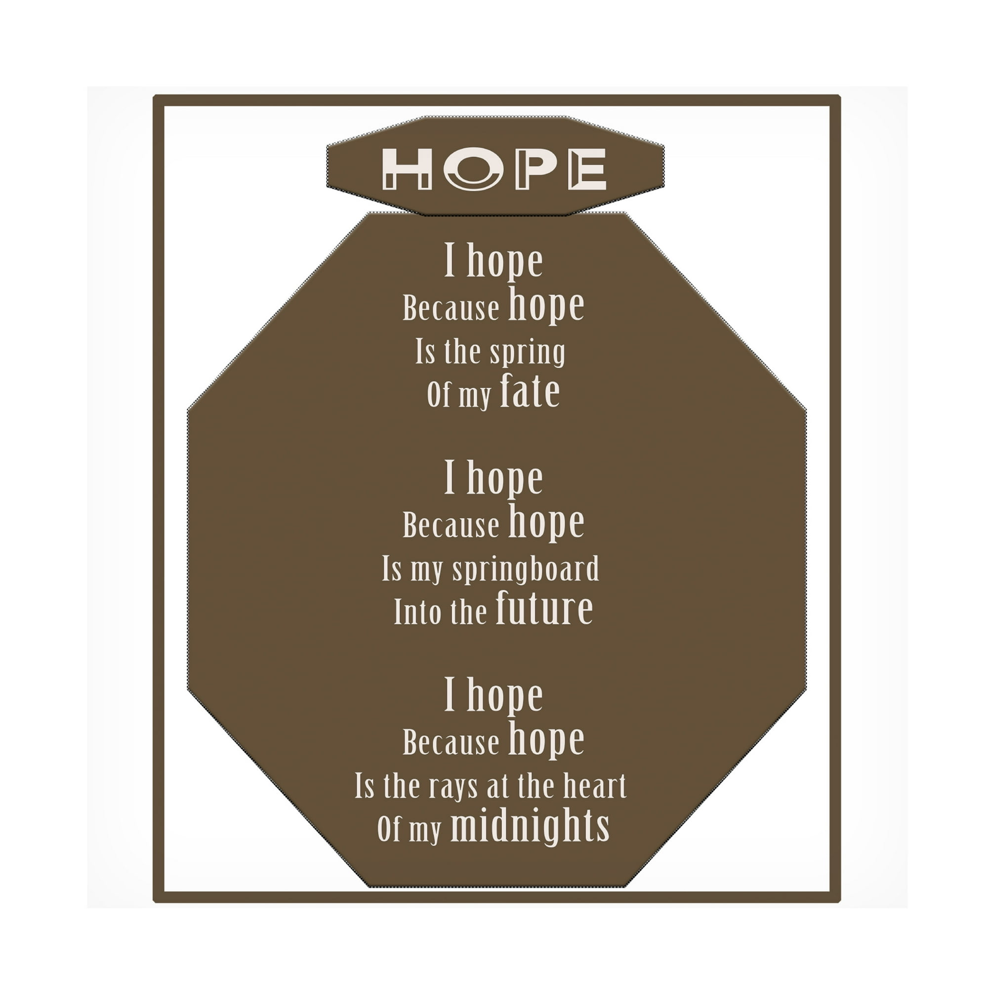 Hope Word Art
