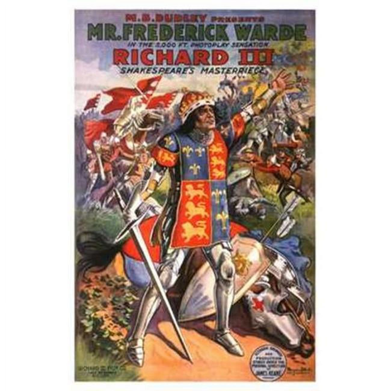 Richard III Movie Poster - 11 x 17 in. - Walmart.com