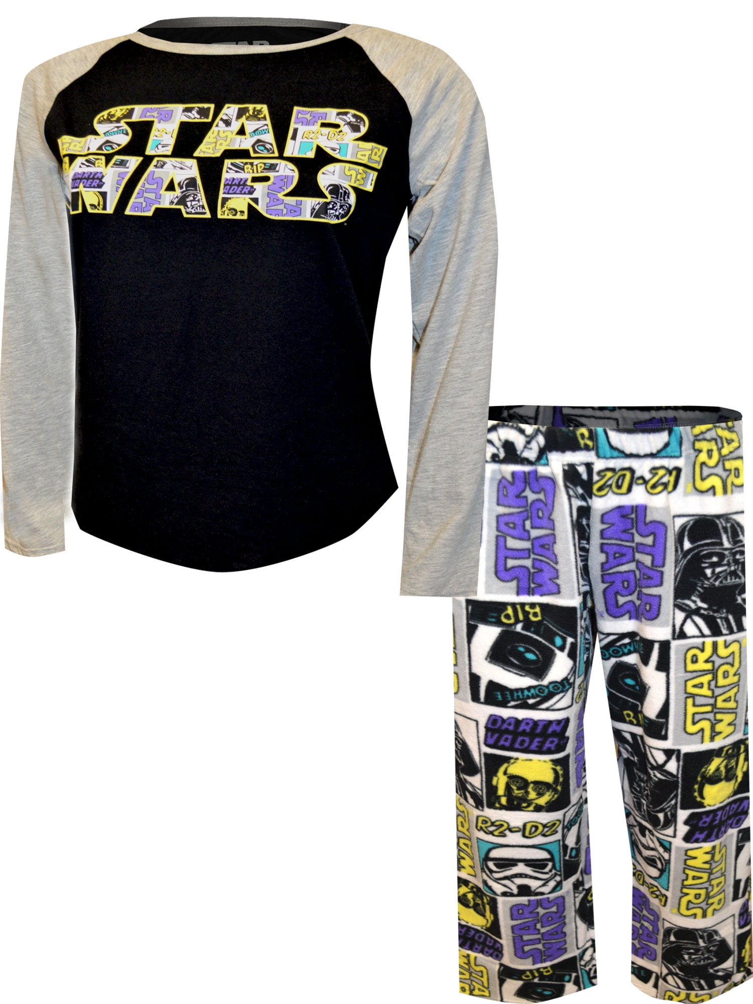 Richard Leeds Womens Classic Star Wars Soft Fleece Pajama (Large ...