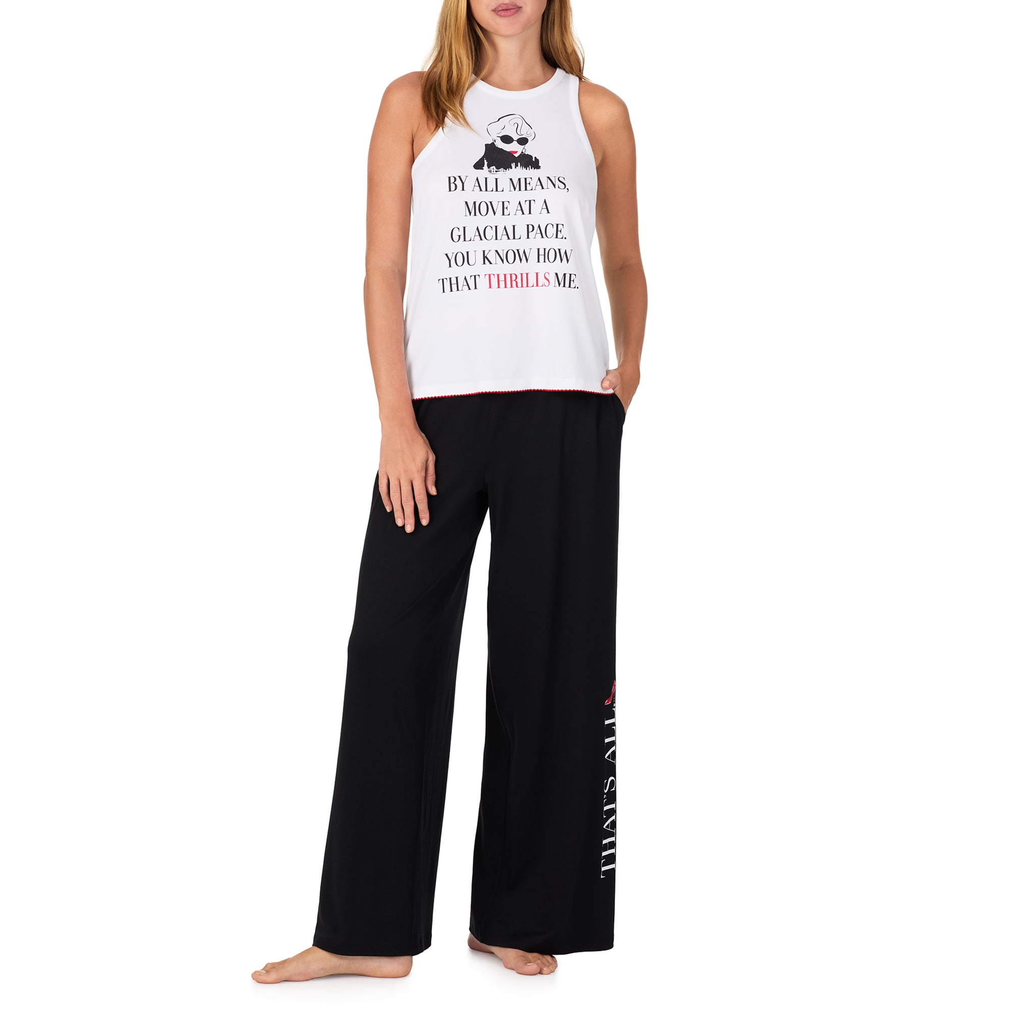 Richard Leeds Womens The Devil Wears Prada Lightweight Tank & Pant ...