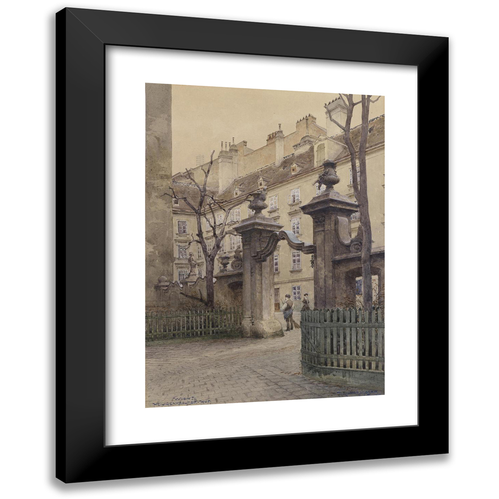 Richard Moser 14x18 Black Modern Framed Museum Art Print Titled ...