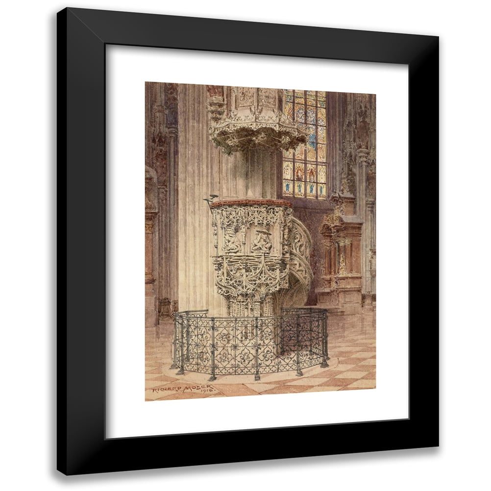 Richard Moser 14x18 Black Modern Framed Museum Art Print Titled ...