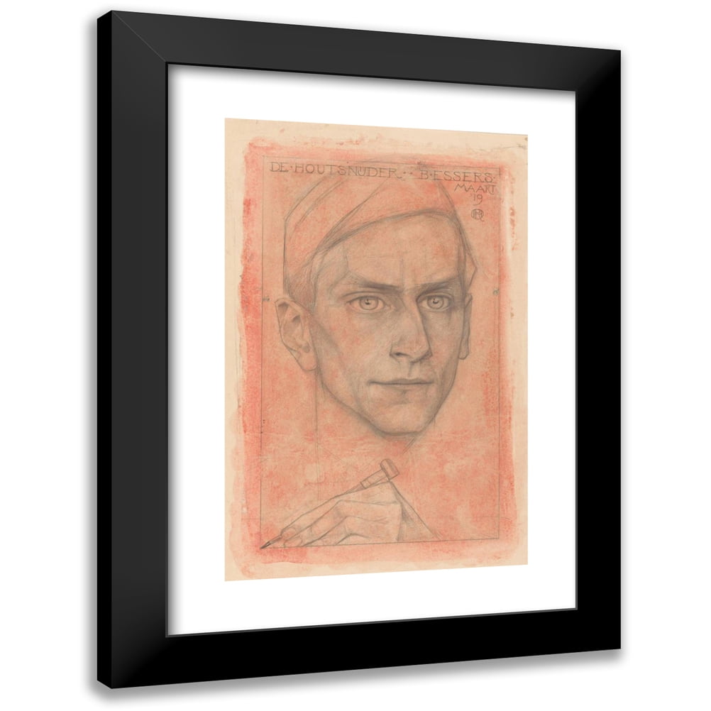Richard Nicolaüs Roland Holst 11x14 Black Modern Framed Museum Art ...