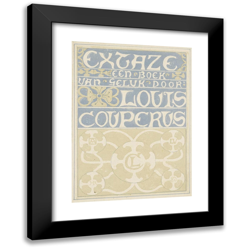 Richard Nicolaüs Roland Holst 11x14 Black Modern Framed Museum Art ...