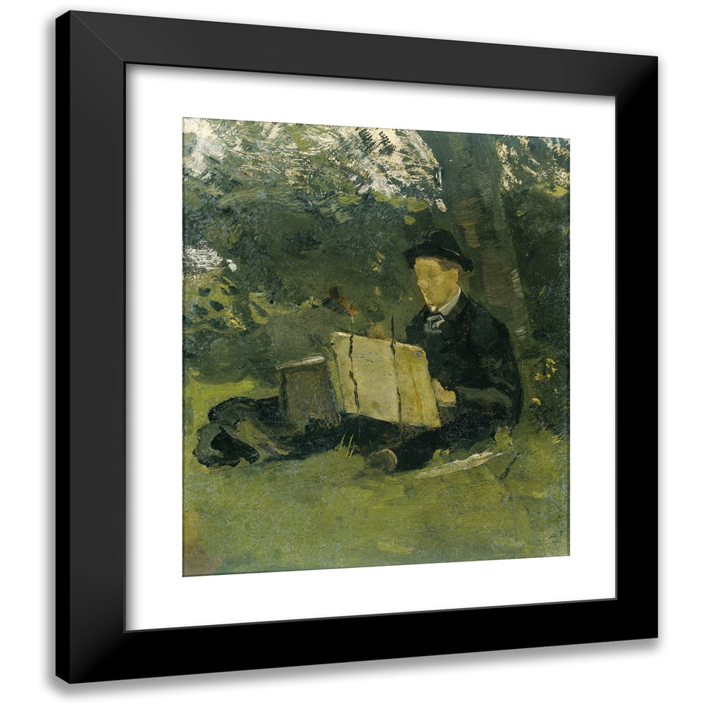 Richard Nicolaüs Roland Holst 12x14 Black Modern Framed Museum Art ...