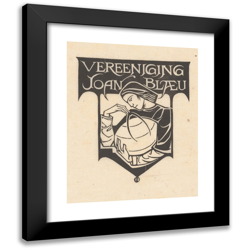 Richard Nicolaüs Roland Holst 15x18 Black Modern Framed Museum Art ...