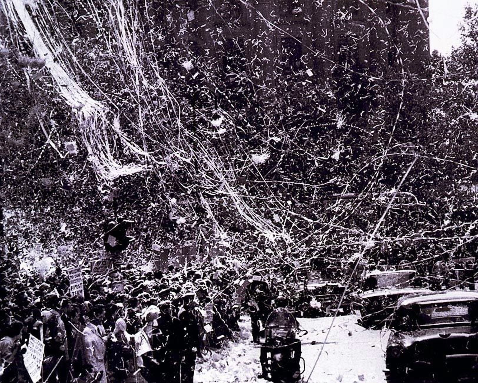 Richard Nixon NYC Ticker Tape Parade 1960 - 12x18 Inch Laminated Poster ...