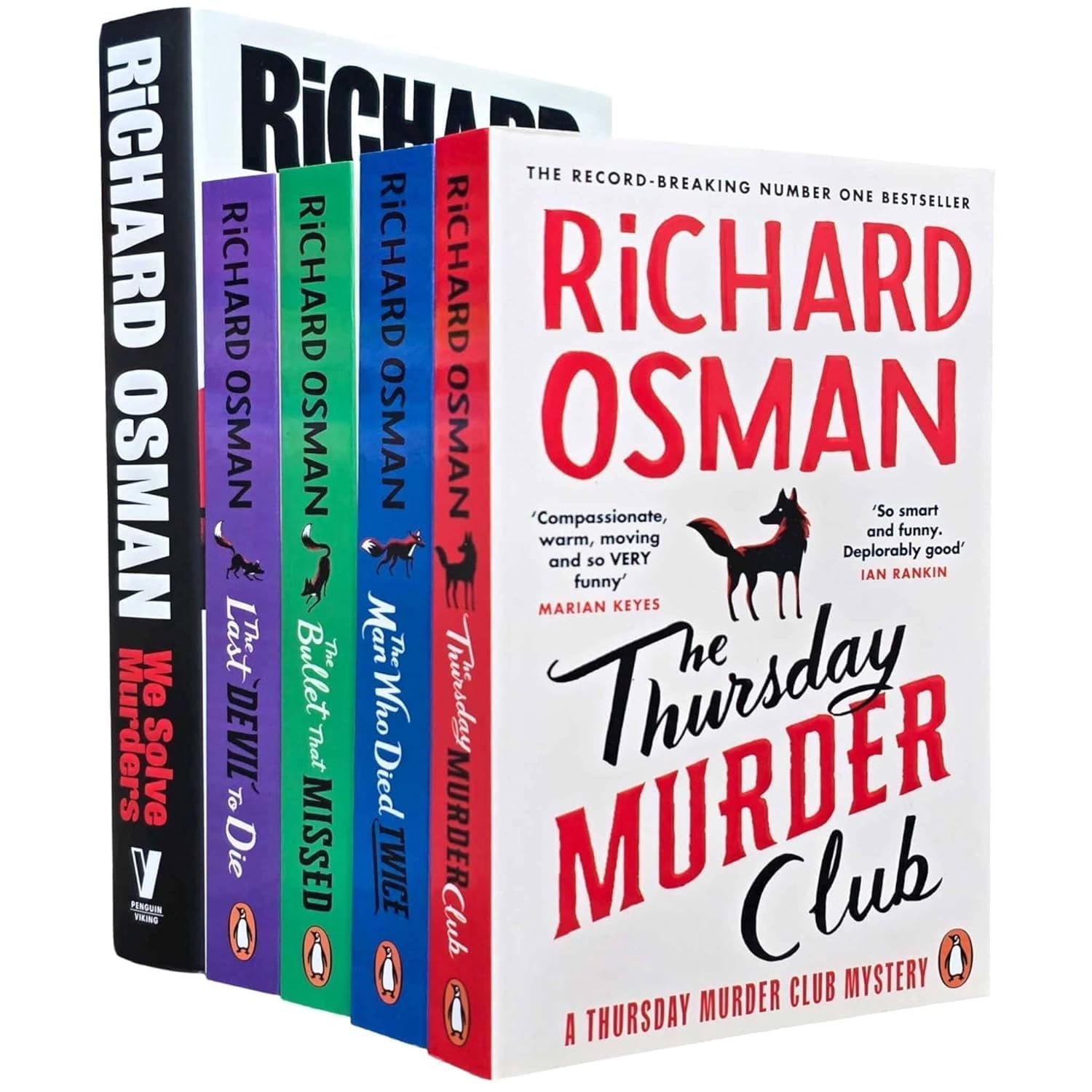 Richard Osman 5 Books Collection Set (The Thursday Murder Club, The Man ...