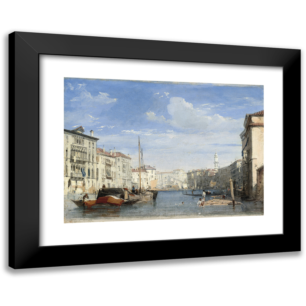 Richard Parkes Bonington 14x11 Black Modern Framed Museum Art Print ...