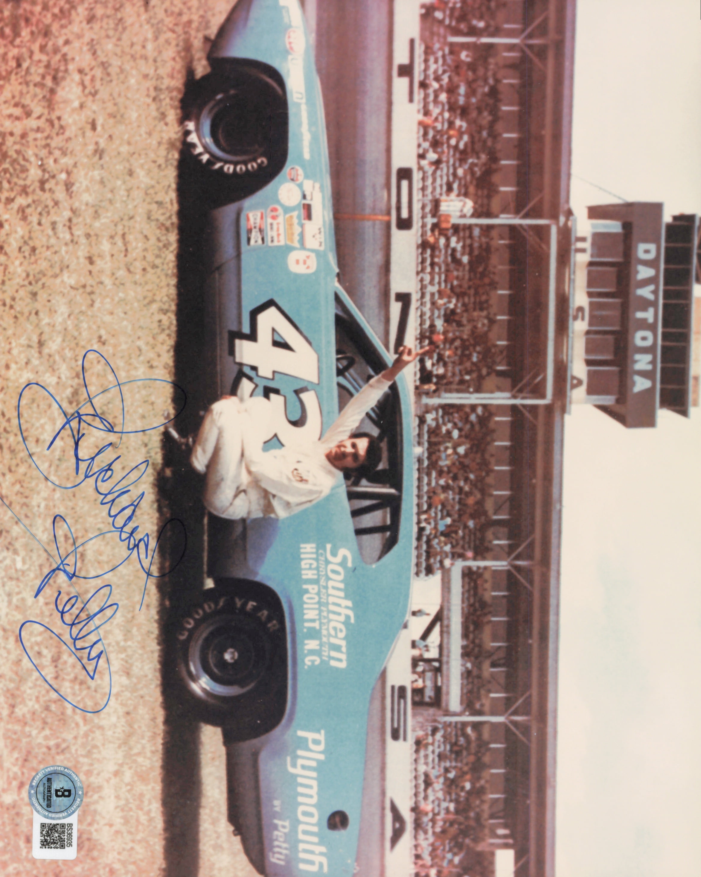 Richard Petty Autographed 8x10 Photo Nascar Beckett BAS QR #BS36935 ...