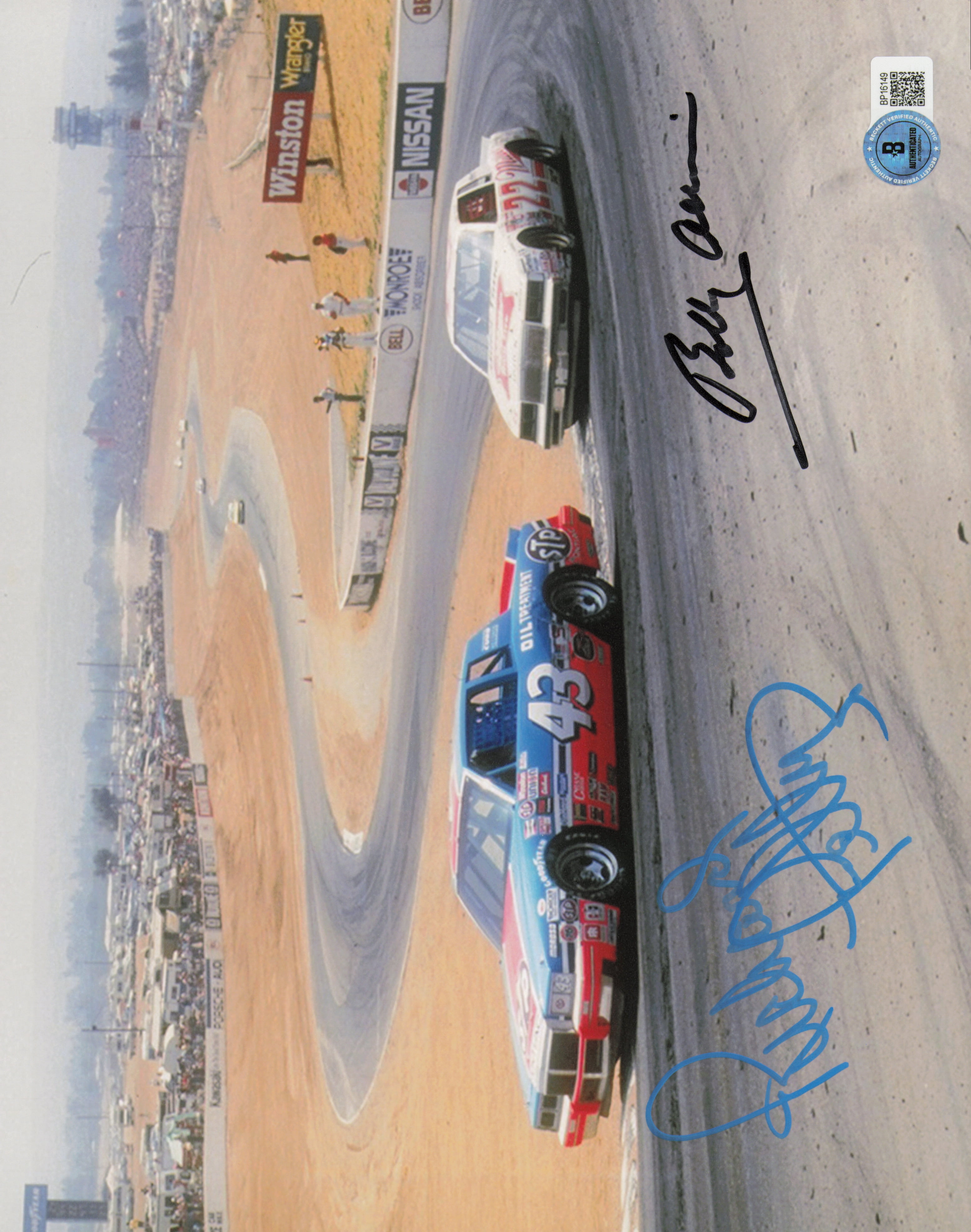 Richard Petty & Bobby Allison Autographed 8x10 Photo Nascar Beckett BAS ...