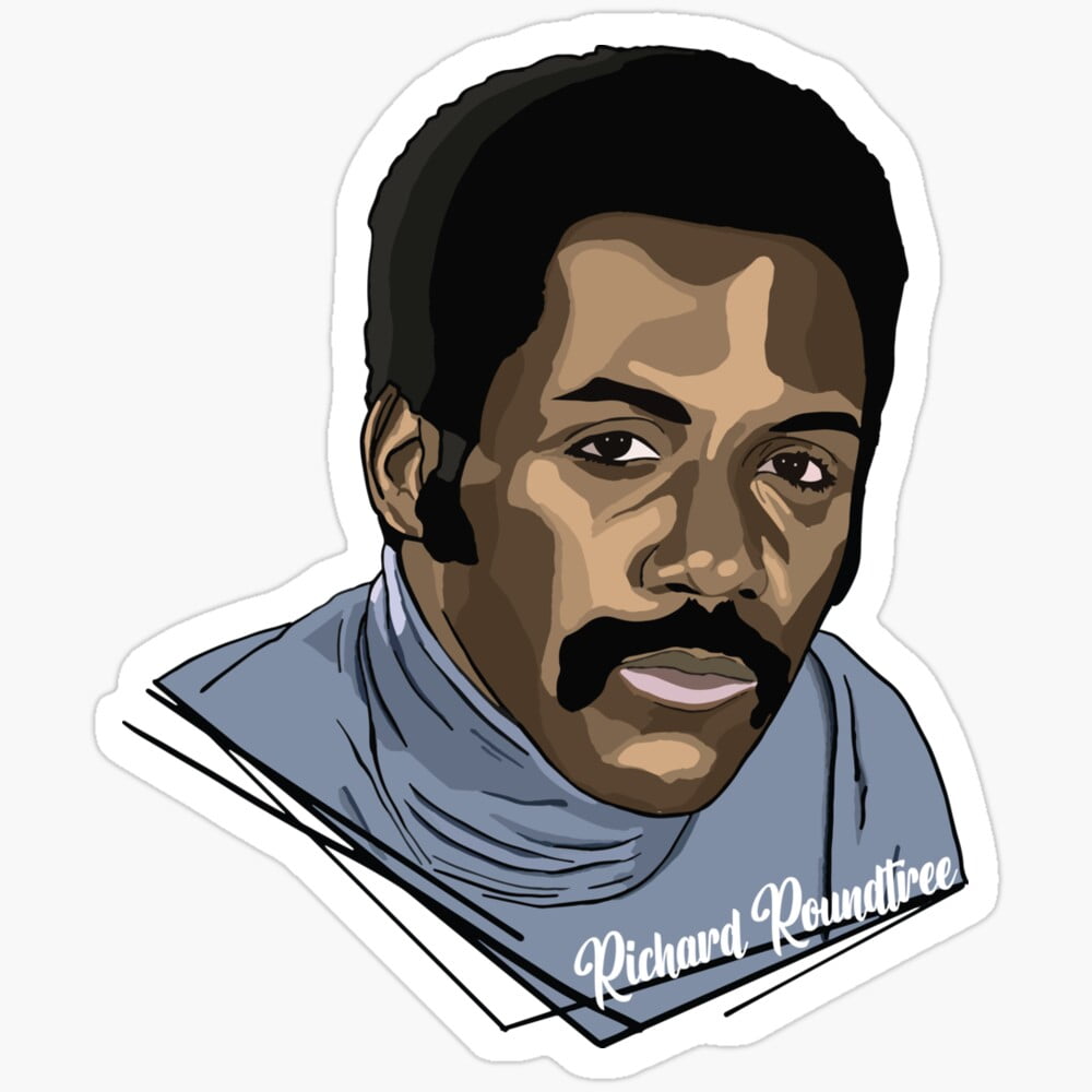 Richard Roundtree Art Sticker Phone Decal Water Bottle Stickers Car ...