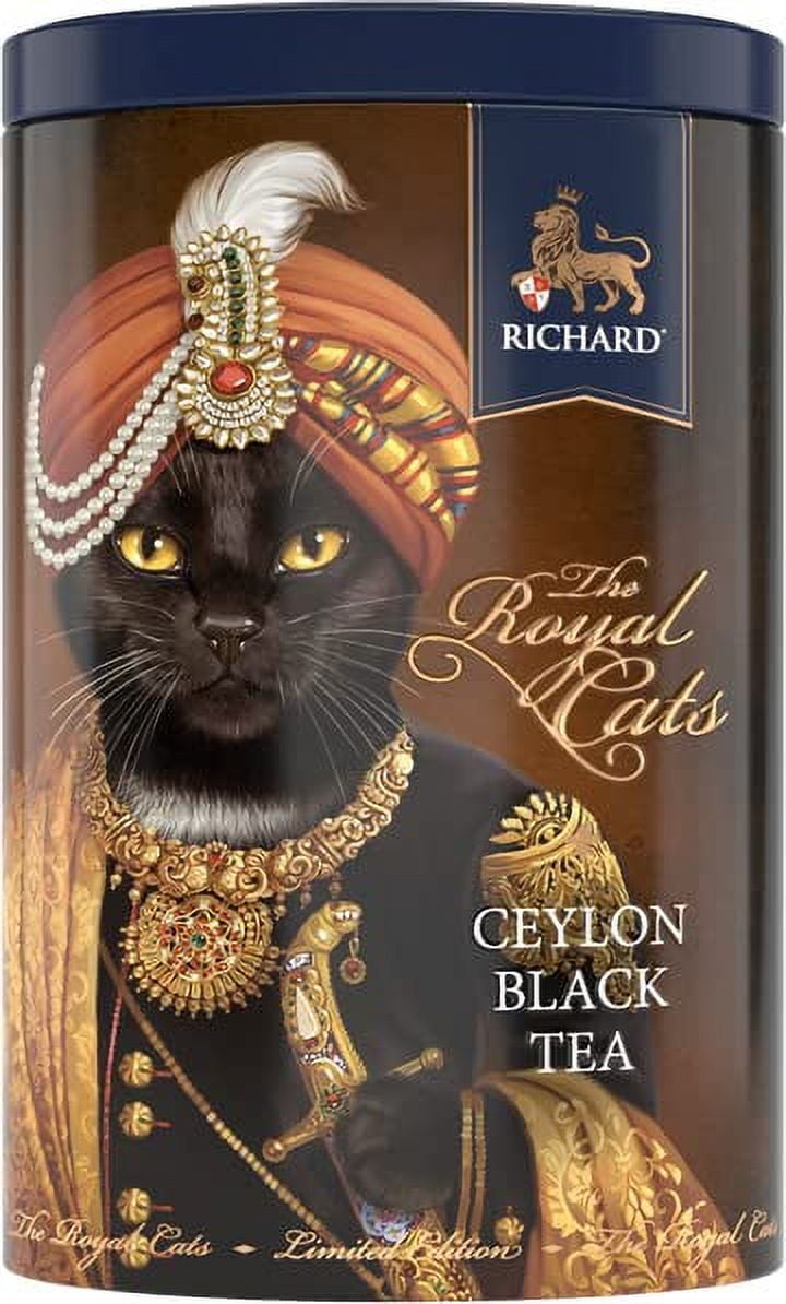 Richard Royal Tea The Royal Cats, 20 Pyramids (1.7G Each) Ceylon Black ...