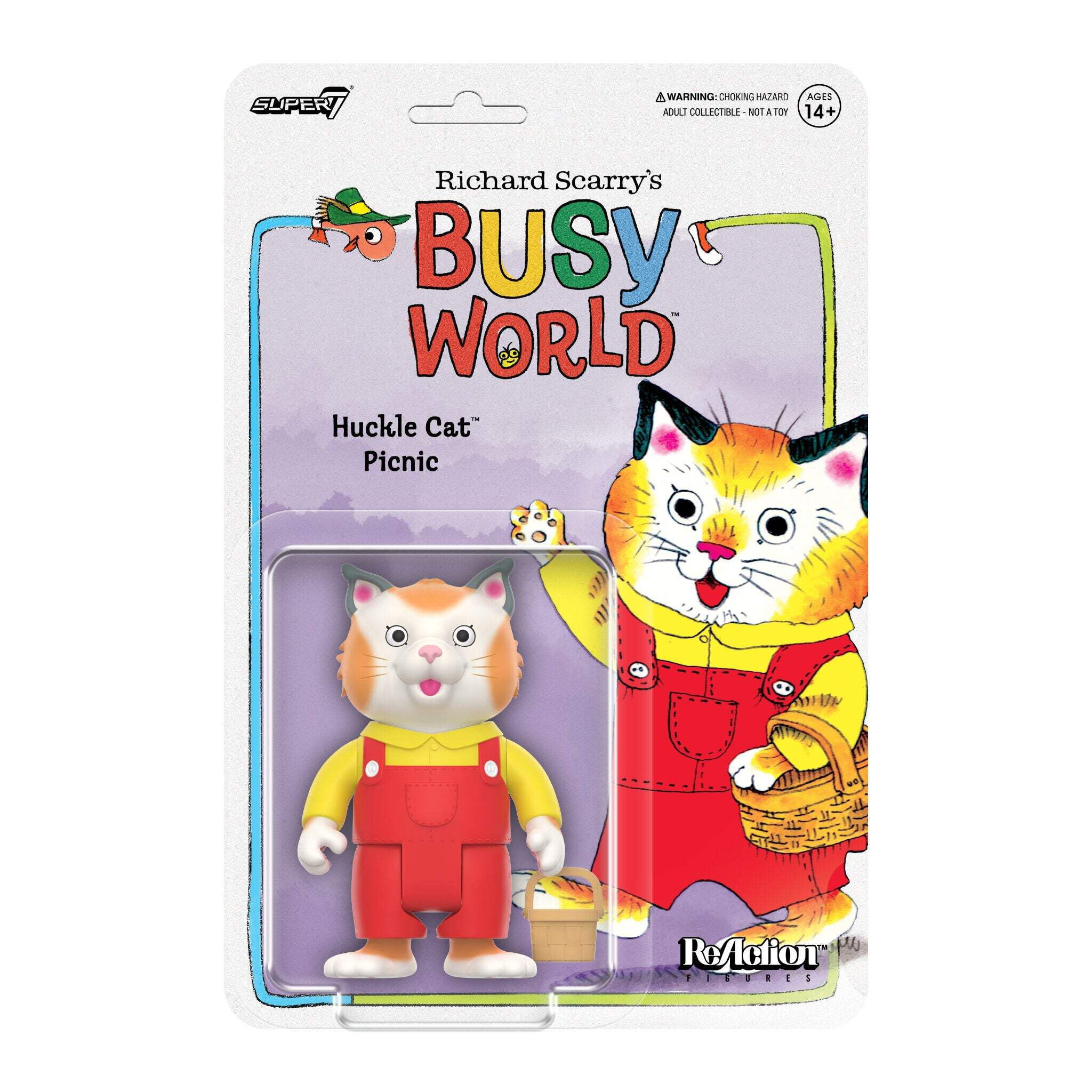Richard Scarry ReAction Figures Wave 02 - Huckle Cat (Overalls ...
