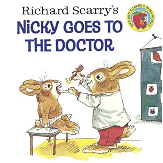 Pre-Owned Richard Scarry's Nicky Goes to the Doctor (Library Binding ...