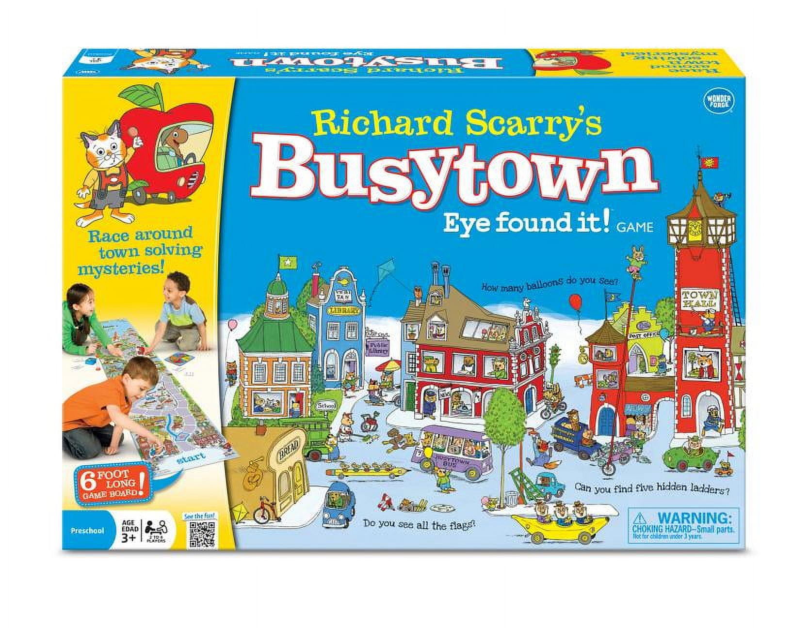 Richard Scarrys Busytown Eye F Board Game Puzzle for Kids - Walmart.com