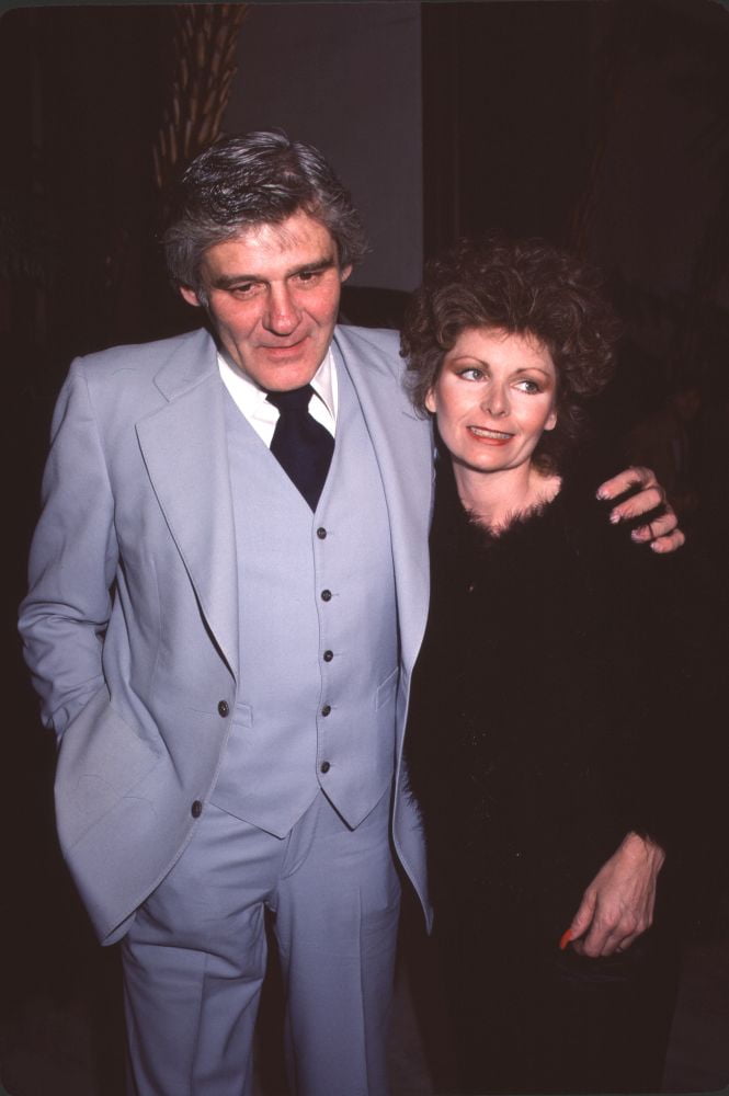 Richard Schaal In Three Piece Gray Suit And Wife Tasha Brittain In ...