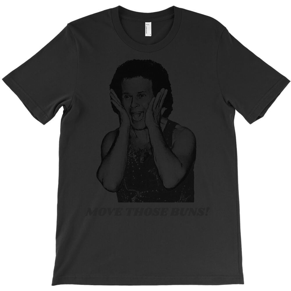 Richard Simmons Move Those Buns Funny Fan Art Fitness Graphic - Unique ...