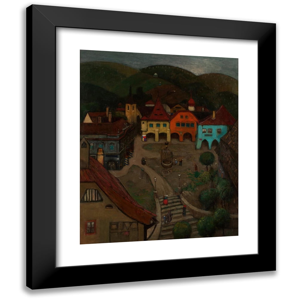 Richard Teschner 15x18 Black Modern Framed Museum Art Print Titled ...
