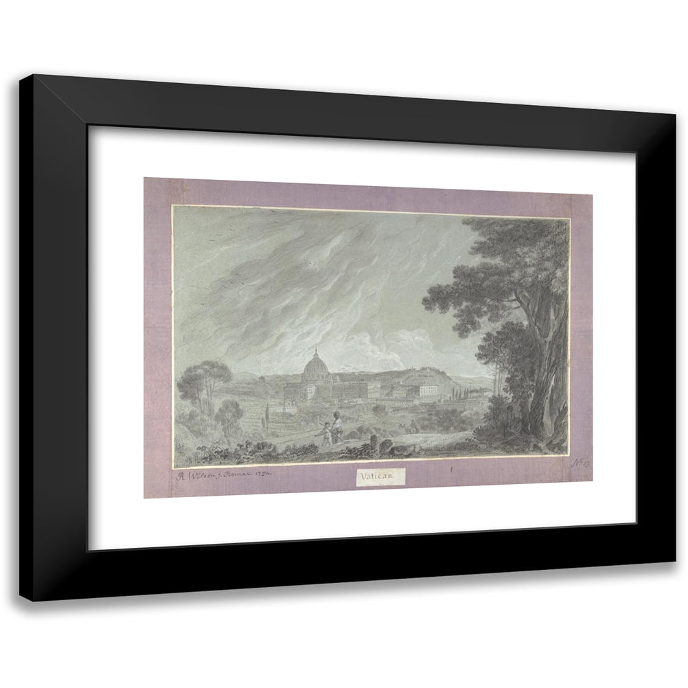 Richard Wilson 18x14 Black Modern Framed Museum Art Print Titled - View ...