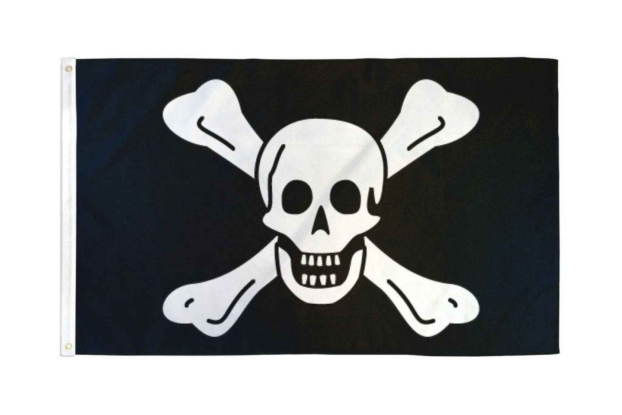 Richard Worley (Large) Pirate Flag 3x5ft Poly - Walmart.com