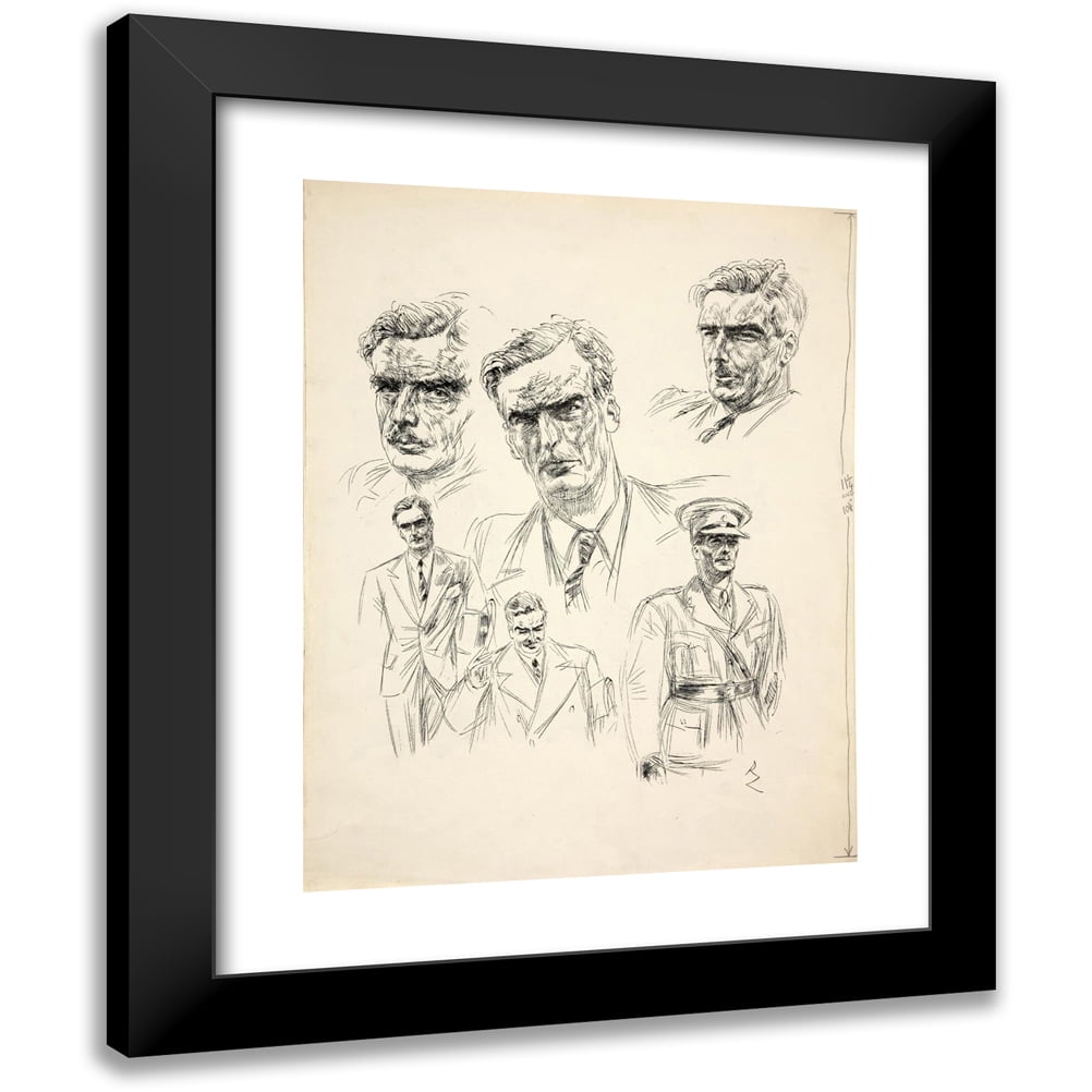 Richard Ziegler 12x14 Black Modern Framed Museum Art Print Titled ...