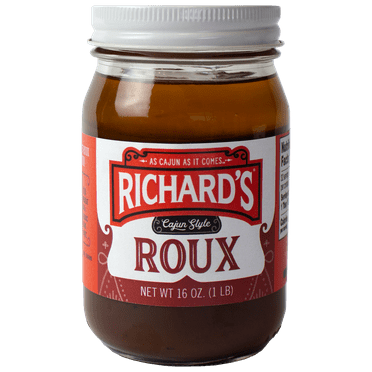 Savoie's Old Fashioned Dark Roux, 16 oz Jars, 2 Pack, Large Jar of Roux ...
