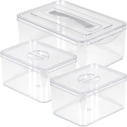Office Depot® Brand by GreenMade® Instaview Storage Container With ...