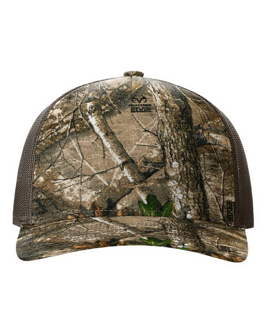 Richardson 112PFP 5 Panel Patterned Snapback Trucker Caps - Realtree Edge Brown - Walmart.com