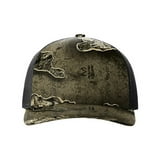 Richardson 112PFP Printed Five-Panel Trucker Cap-Realtree Escape/ Black ...