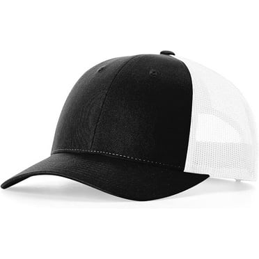 Daxton Structured Baseball Hat Cap Curved Visor Custom Team Number ...