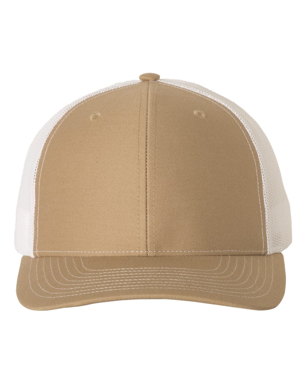 S&S Richardson Trucker Cap 112, Khaki/White, Cotton/Polyester, Size ...