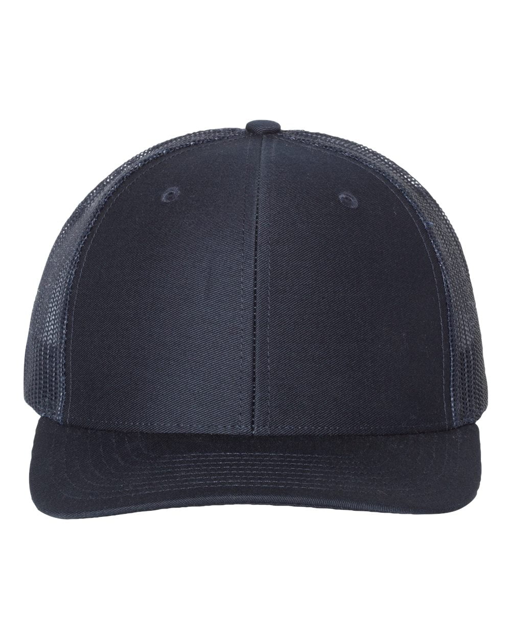 Richardson - Adjustable Snapback Trucker Cap - 112 - Navy - Size: OSFM ...