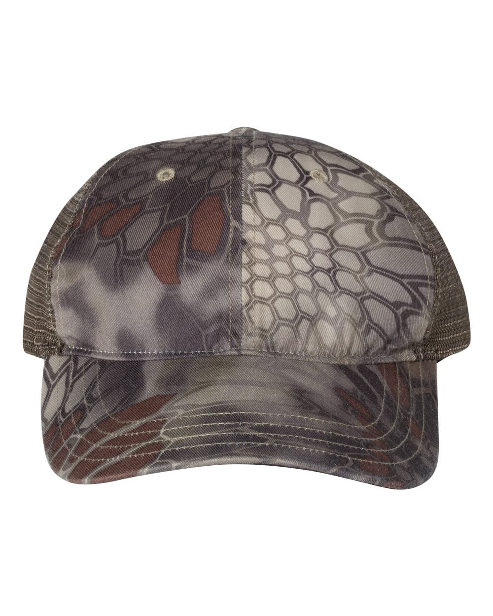Richardson B49295360 Garment Washed Printed Trucker Cap, Kryptek Highlander & Brown - Adjustable ...